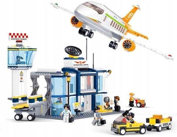 Sluban Klocki Samolot Lotnisko Wieża 678El Aviaton - ceny i opinie - Ceneo.pl
