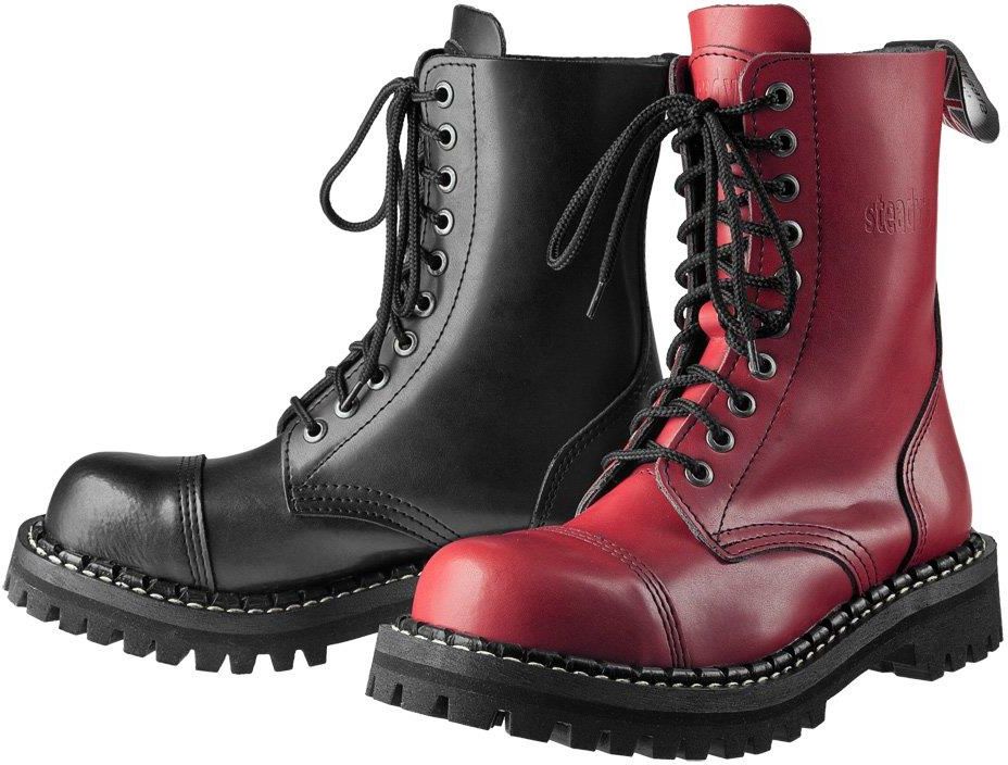 Glany STEADY'S 10 dziurek, BLACK RED (STE 10) - Ceny i opinie - Ceneo.pl