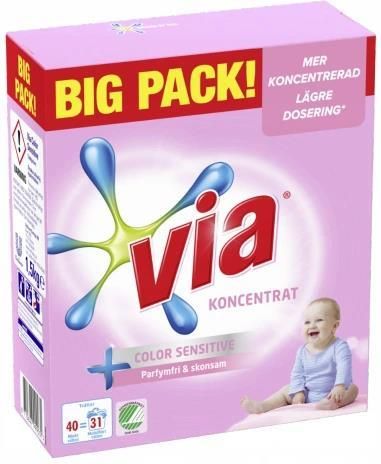 Via Koncentrerat Color Sensitive Pulver Proszek - Opinie i atrakcyjne ...