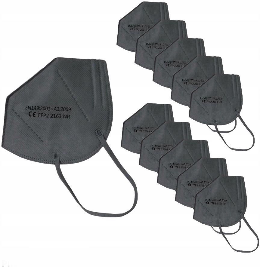 10X Maska 5W Ffp2 Grafit Wybity Certyfikat Ce2163 - Ceny i opinie ...