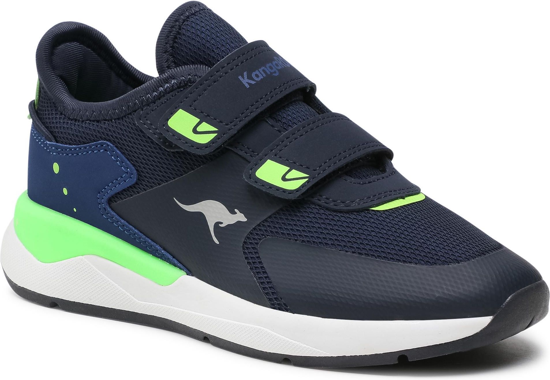 Kangaroos Sneakersy - Fit V 18721 000 4054 Dk Navy/Lime - Ceny i opinie - Ceneo.pl