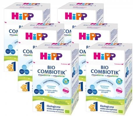 Hipp 1 Bio Combiotik Ekologiczne Mleko Początkowe Dla Niemowląt Od Urodzenia 6X550G - Ceny i ...
