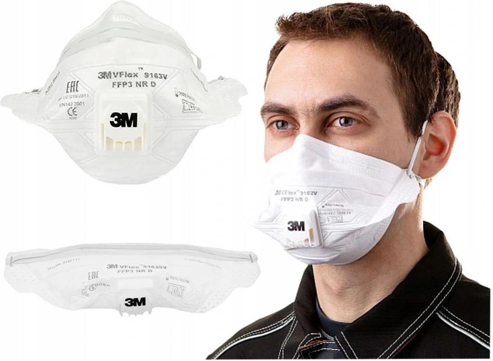 Maska P3 3M 9163E Vfleszt. Ochronna Antywirusowa15szt. - Ceny i opinie ...