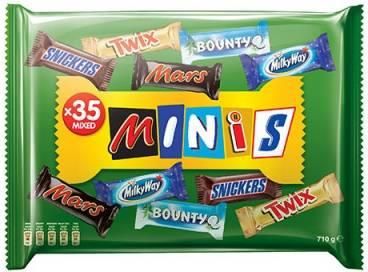 Minis Mix Batonów 35szt. 710g - Ceny i opinie - Ceneo.pl
