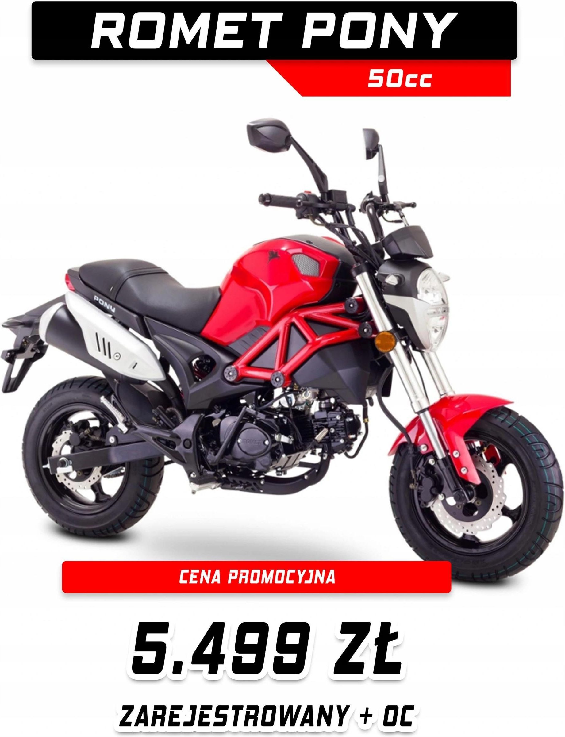 MOTOROWER 50 ROMET WS PONY ZXT JUNAK 901 902 RATY - Opinie i ceny na ...