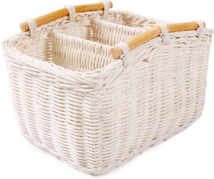 Koszyk Rattanowy Z Przegródkami Kremowy Dp2644 - Ceny i opinie - Ceneo.pl