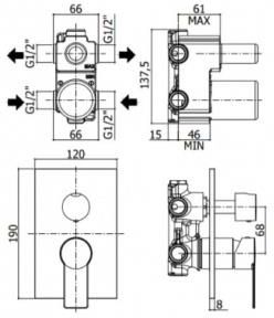 Zestaw prysznicowy Paffoni Tango Chrom (TA018ZWWCR) - Opinie i ceny na ...
