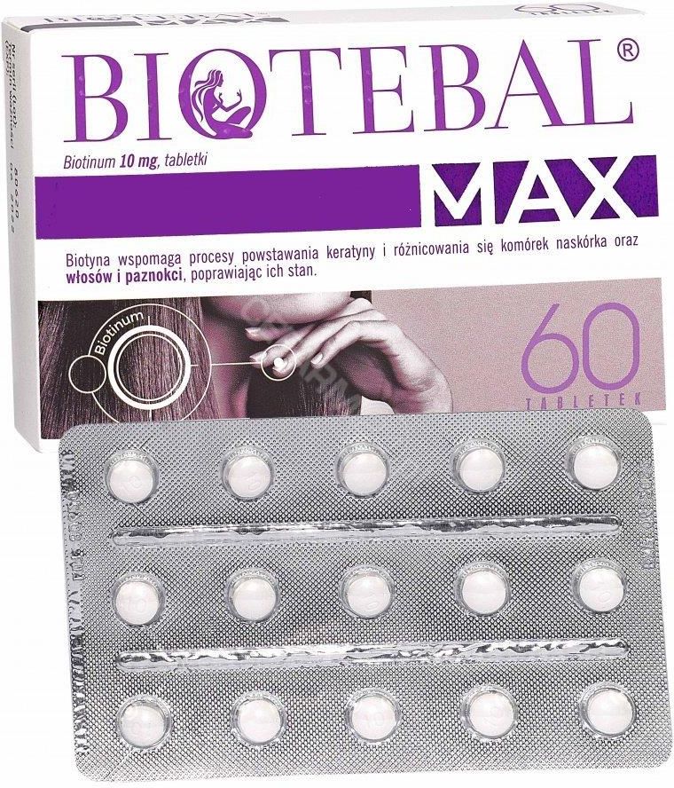 Biotebal Max 10mg 60 tabl. - Opinie, cena na Ceneo.pl