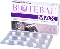 Biotebal Max 10mg 60 tabl. - Opinie, cena na Ceneo.pl