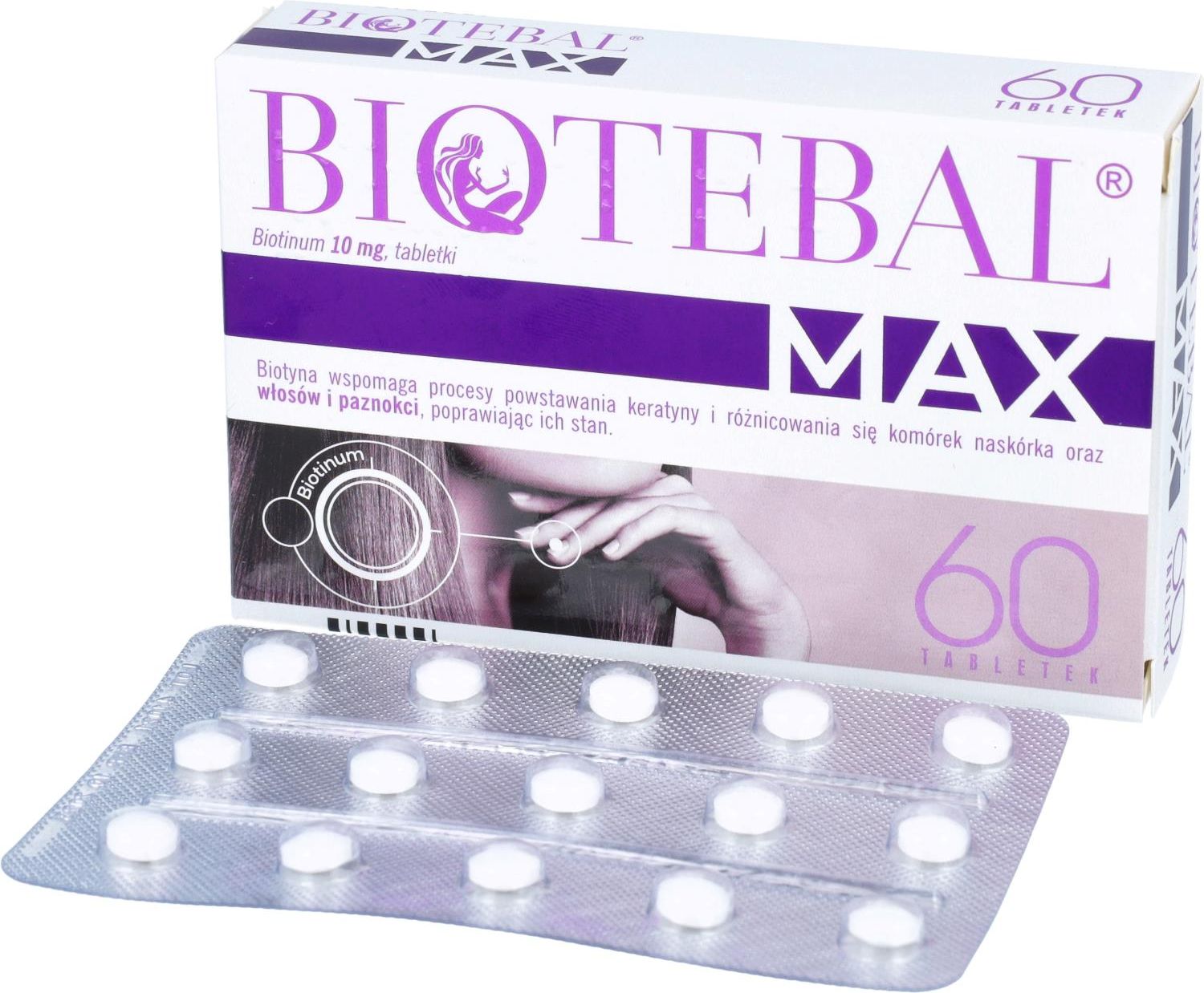 Biotebal Max 10mg 60 tabl. - Opinie, cena na Ceneo.pl