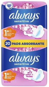 Always Ultra Sensitive Normal Podpaski 20Szt. - Opinie i ceny na Ceneo.pl