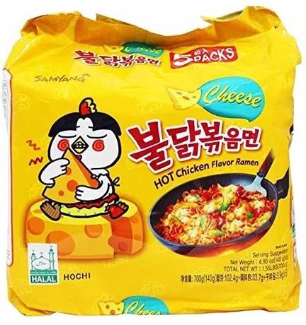 Samyang Ramen ostry kurczak serowy cheese buldak 5pak - Ceny i opinie ...