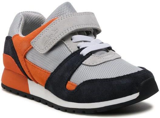 Clarks Sneakersy Retro Run K 261583897 Szary - Ceny i opinie - Ceneo.pl