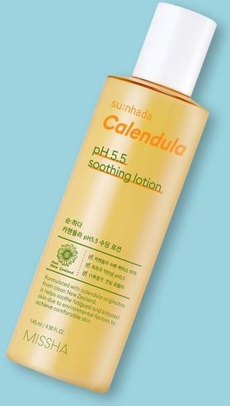 Missha Su:Nhada Calendula Ph Balancing & Soothing Lotion Balsam do ...