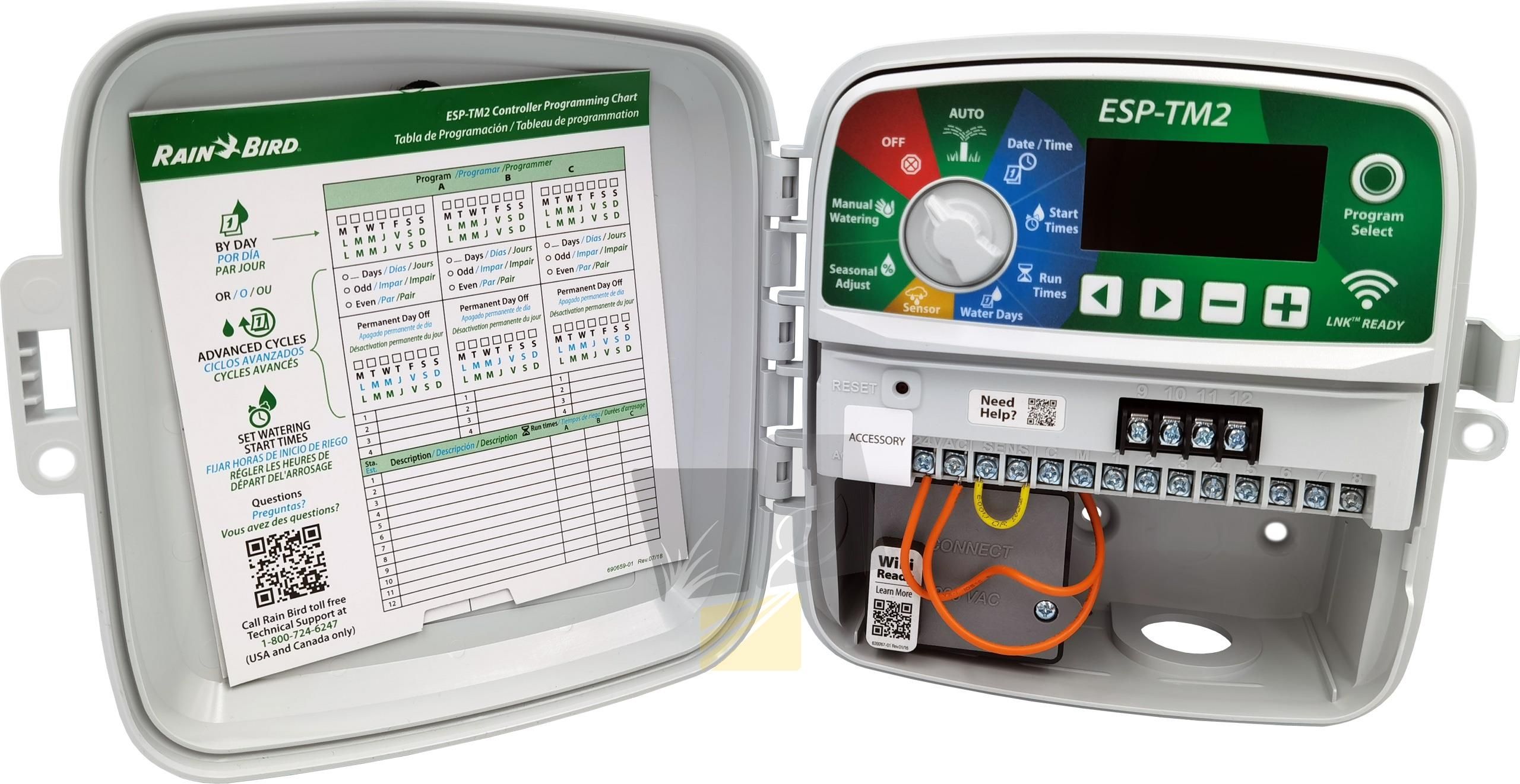 Do nawadniania ogrodu Rain Bird Sterownik zewnętrzny ESP TM2 12 sekcyjny Sterownik ESP TM2 12 ...