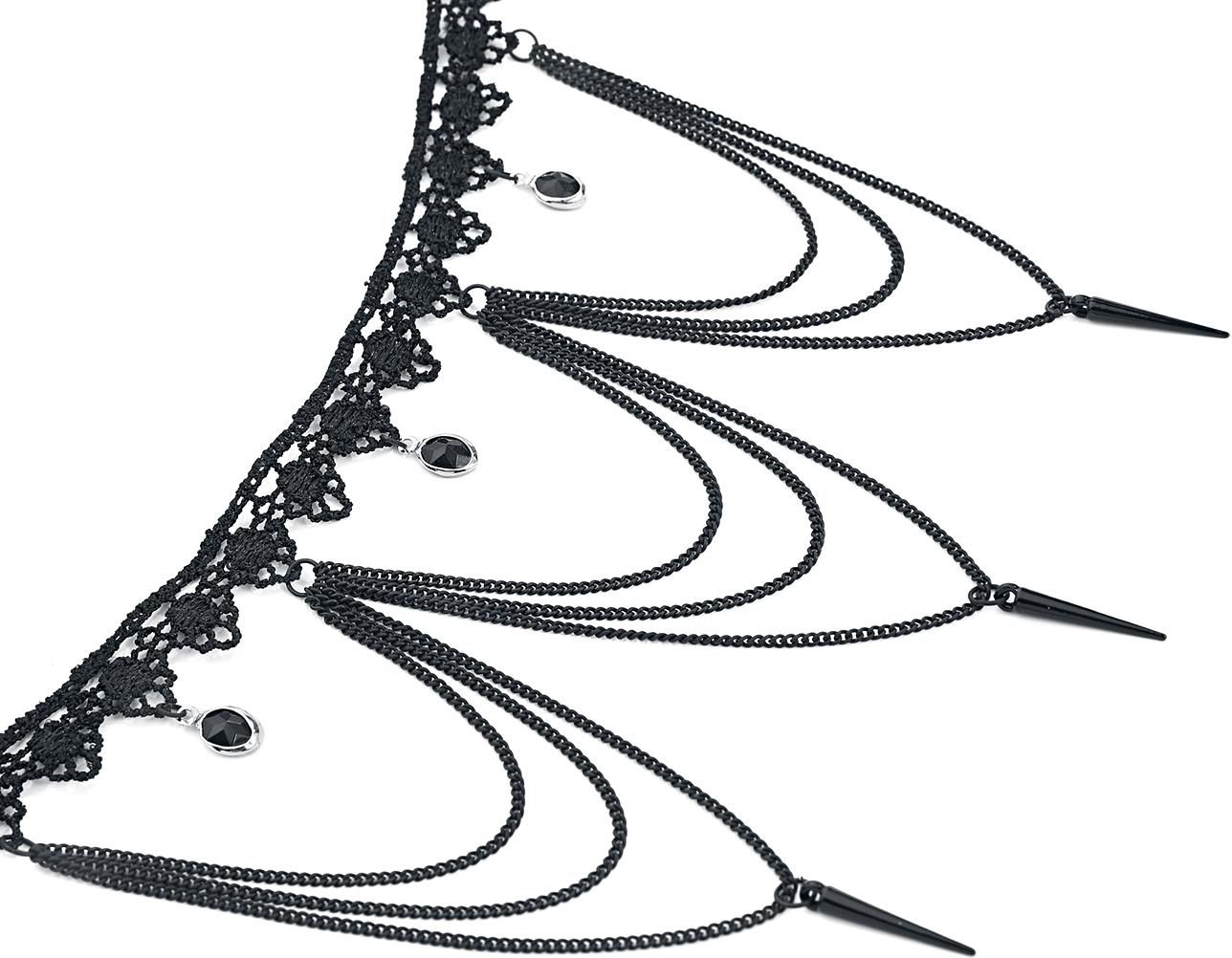 Gothicana by EMP - Spike Choker - Choker - czarny - Ceny i opinie ...