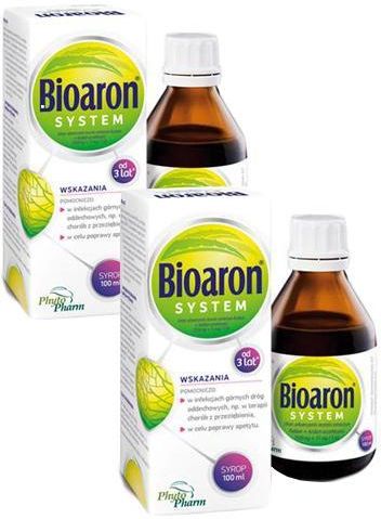 Bioaron System Syrop 2x100ml - Opinie i ceny na Ceneo.pl