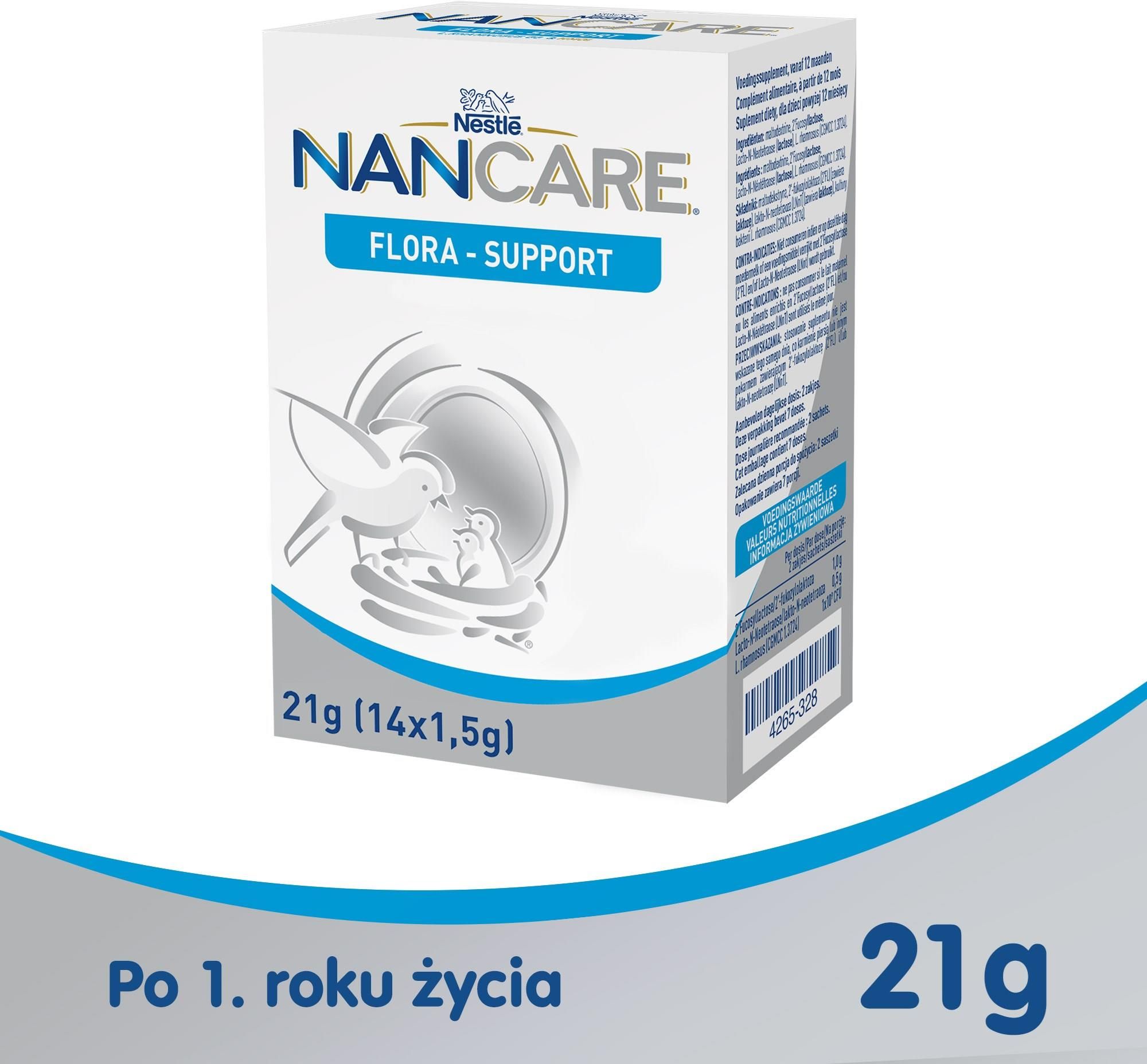NESTLE NAN CARE Flora Support Suplement Diety dla niemowląt po 12 ...