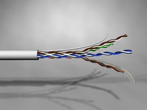 Molex Kabel U/UTP Pow.Cat 6, 4 pary, LSzH, 500m, Fioletowy (CAA-00325 ...