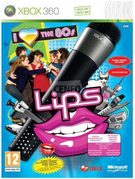 Lips Neon 80\ + mikrofon (Xbox360) - Ceneo.pl