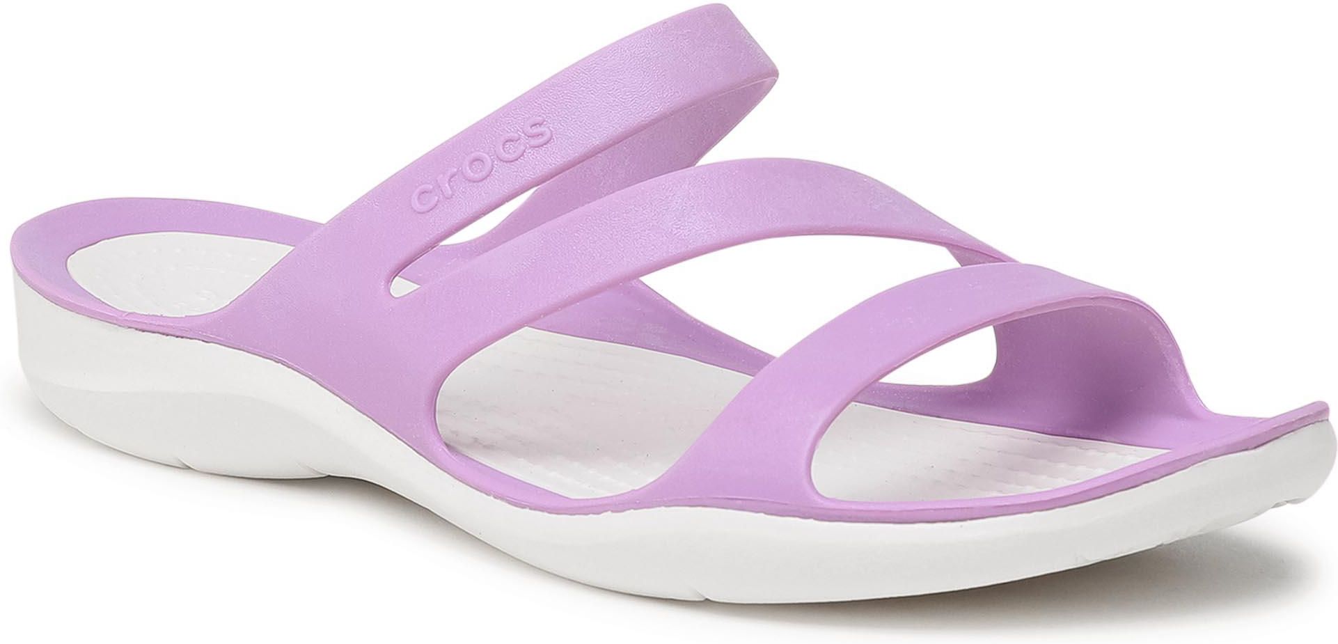 Klapki CROCS - Swiftwater Sandal W 203998 Orchid - Ceny i opinie - Ceneo.pl