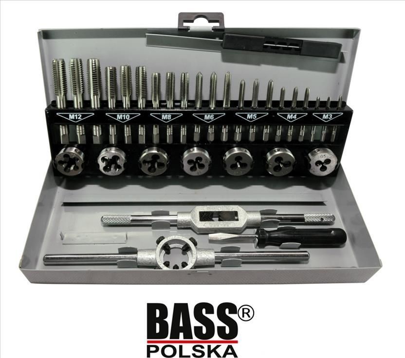 Zestaw narzędziowy JUFISTO Narzynki i gwintowniki zestaw 32szt - Opinie i ceny na Ceneo.pl