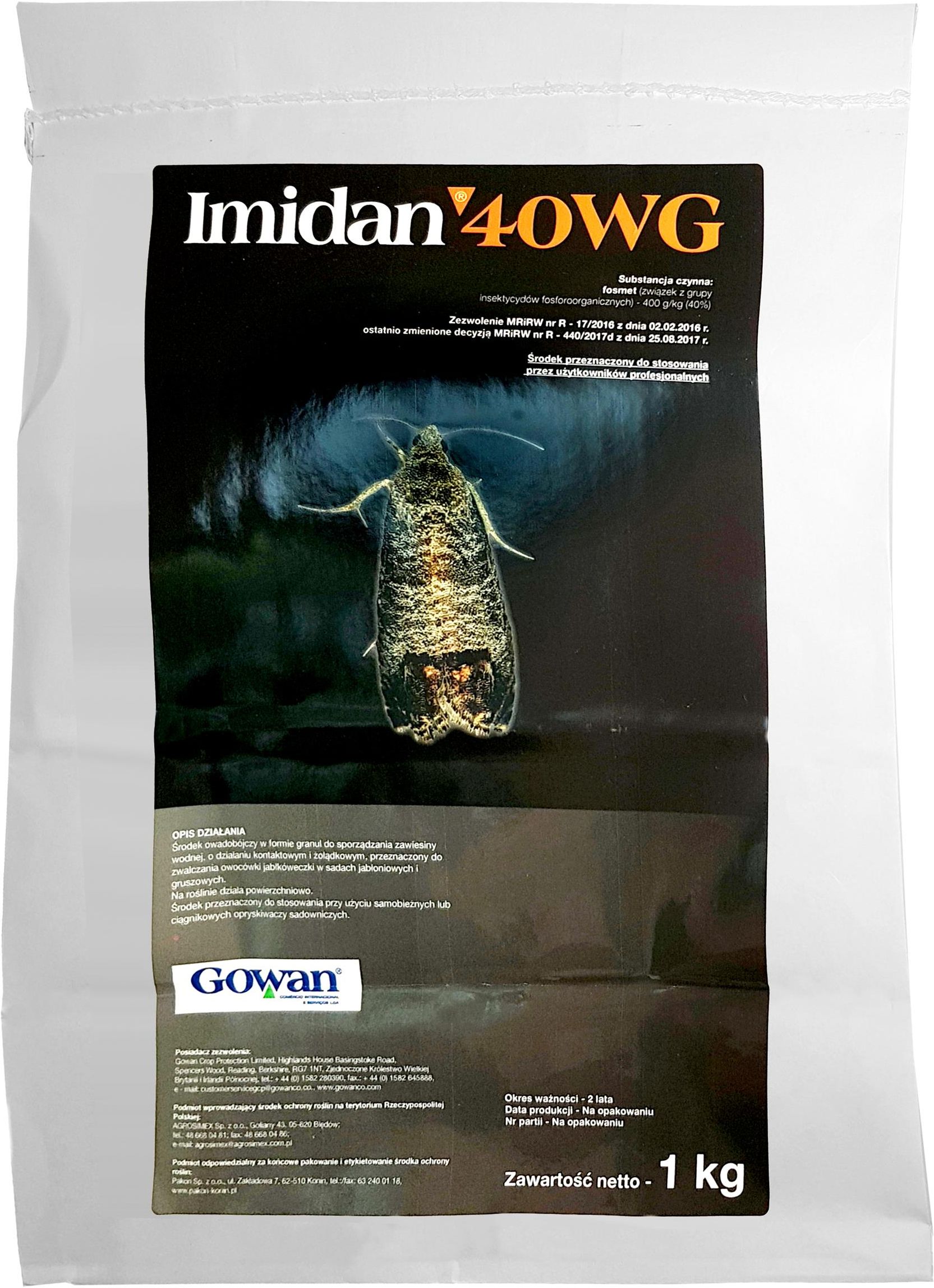 Imidan 40Wg 5Kg - Ceny i opinie - Ceneo.pl