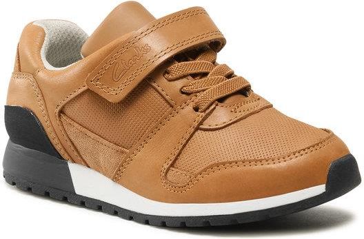 Clarks Sneakersy Retro Run K 261583837 Brązowy - Ceny i opinie - Ceneo.pl
