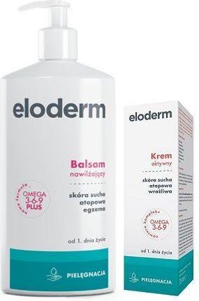 Eloderm Balsam Nawilżający 400ml + Krem Aktywny Od 1 Dnia Życia 75ml ...
