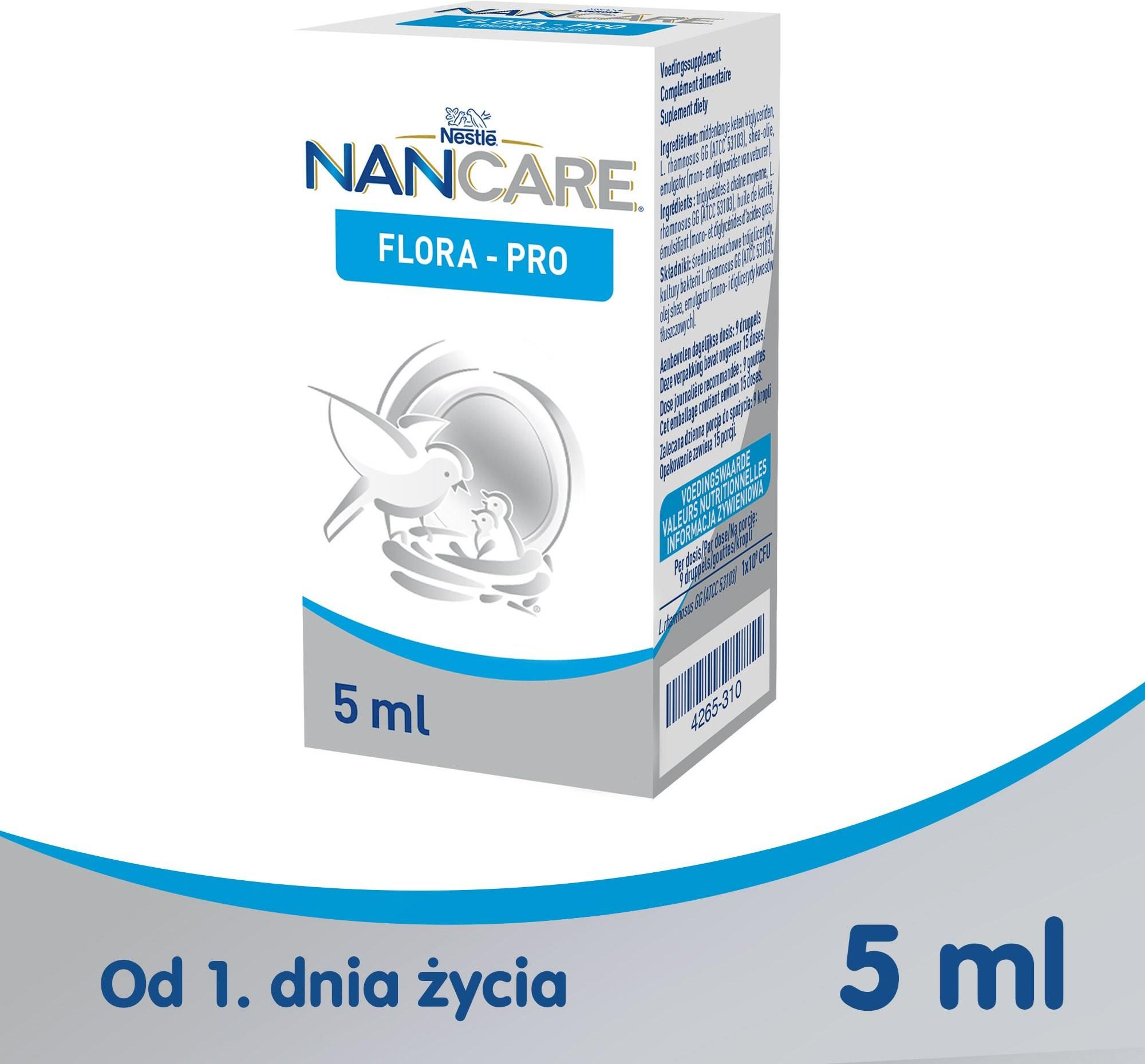 NESTLE NAN CARE Flora Pro Suplement Diety dla niemowląt od urodzenia ...