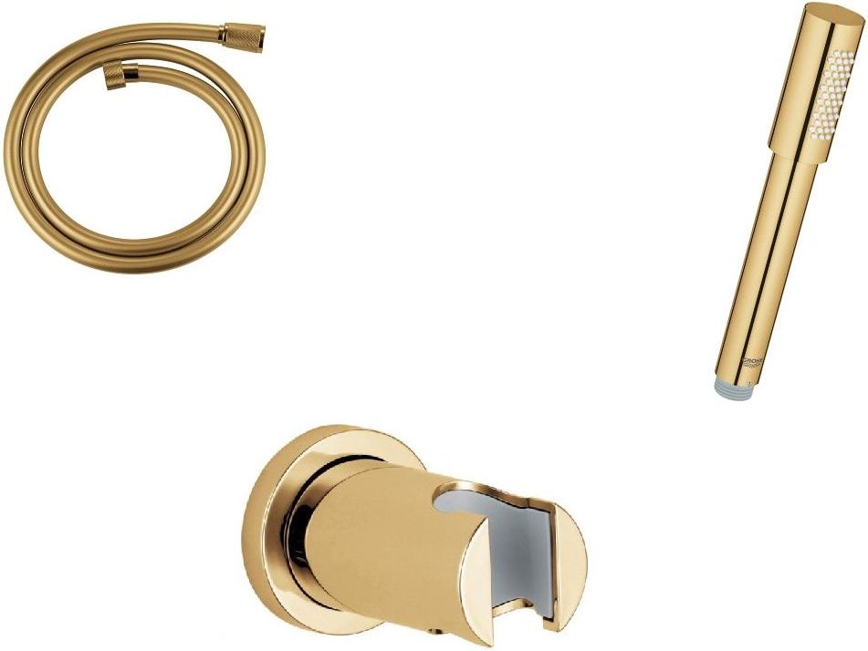 Zestaw prysznicowy Grohe Stick 3w1 Cool Sunrise (27074GL0+26465GL0 ...