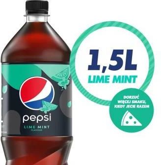 Pepsi Lime & Mint Napój gazowany 1,5l - Ceny i opinie - Ceneo.pl