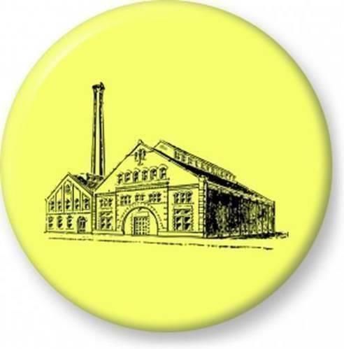 SGiW Broszka Przypinka 37mm Dom Fabryka - Ceny i opinie - Ceneo.pl