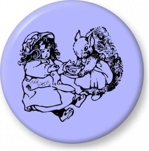 SGiW Broszka Przypinka 37mm Laleczka I Wiewiórka - Ceny i opinie - Ceneo.pl