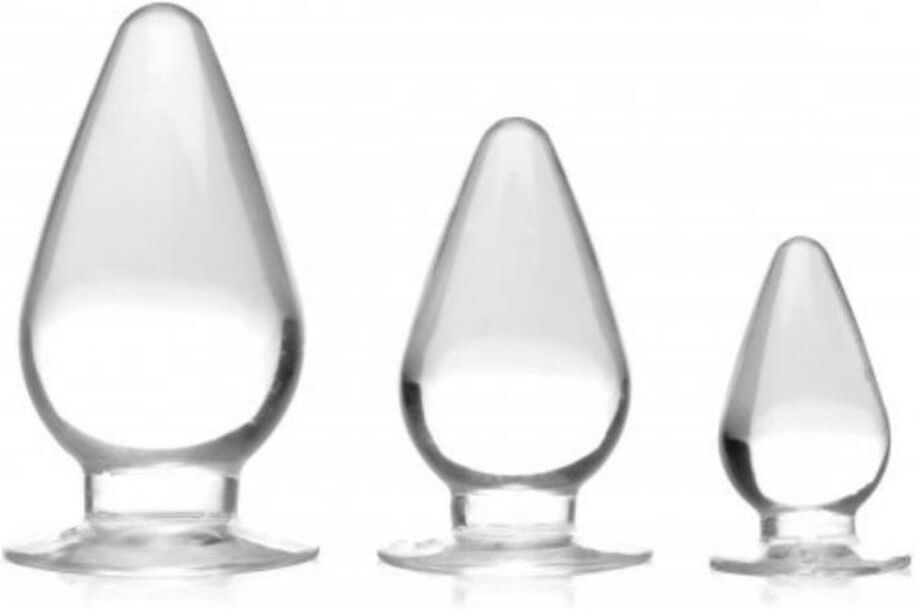 Master Series Triple Cones Anaalplug Set Van 3 - Transparant - Ceneo.pl