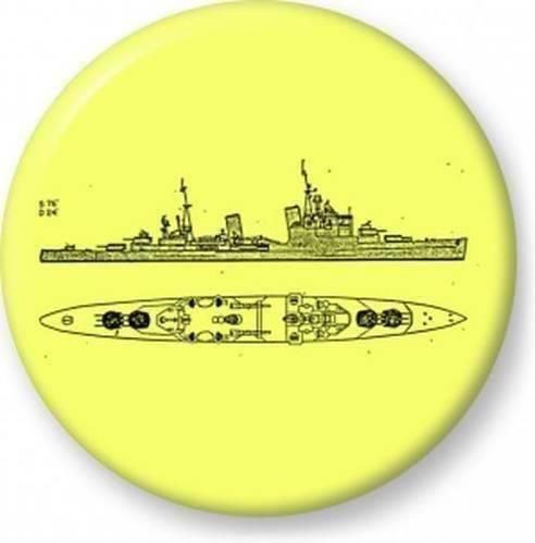 SGiW Broszka Przypinka 37mm Okręt Niszczyciel - Ceny i opinie - Ceneo.pl