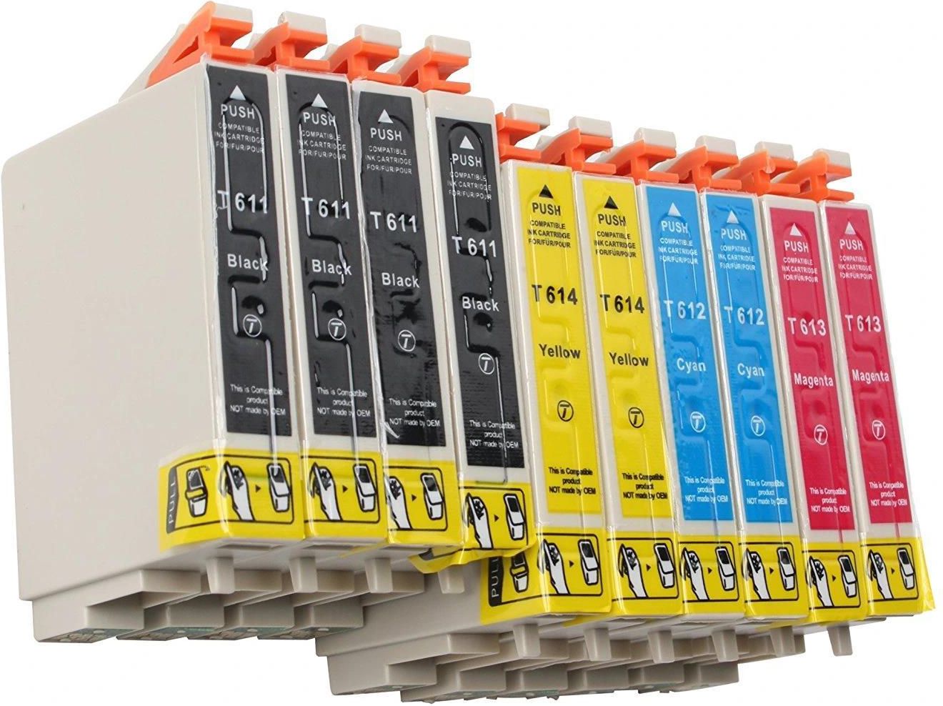 Tusz Tusz do Epson D88 D68 DX3850 DX4800 T0611-0614 10szt do drukarki ...