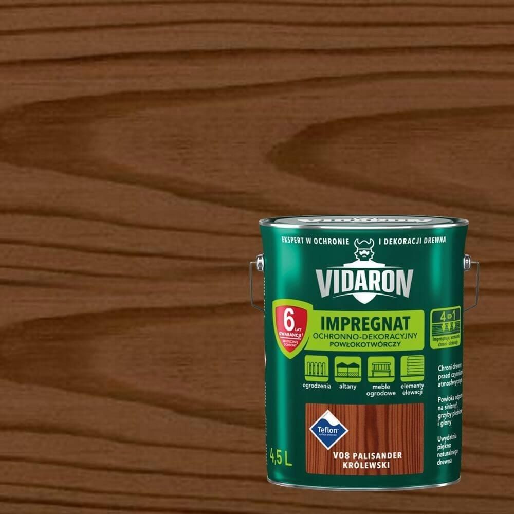 Vidaron Impregnat Ochronno-Dekoracyjny Powłokotwórczy V08 palisander ...