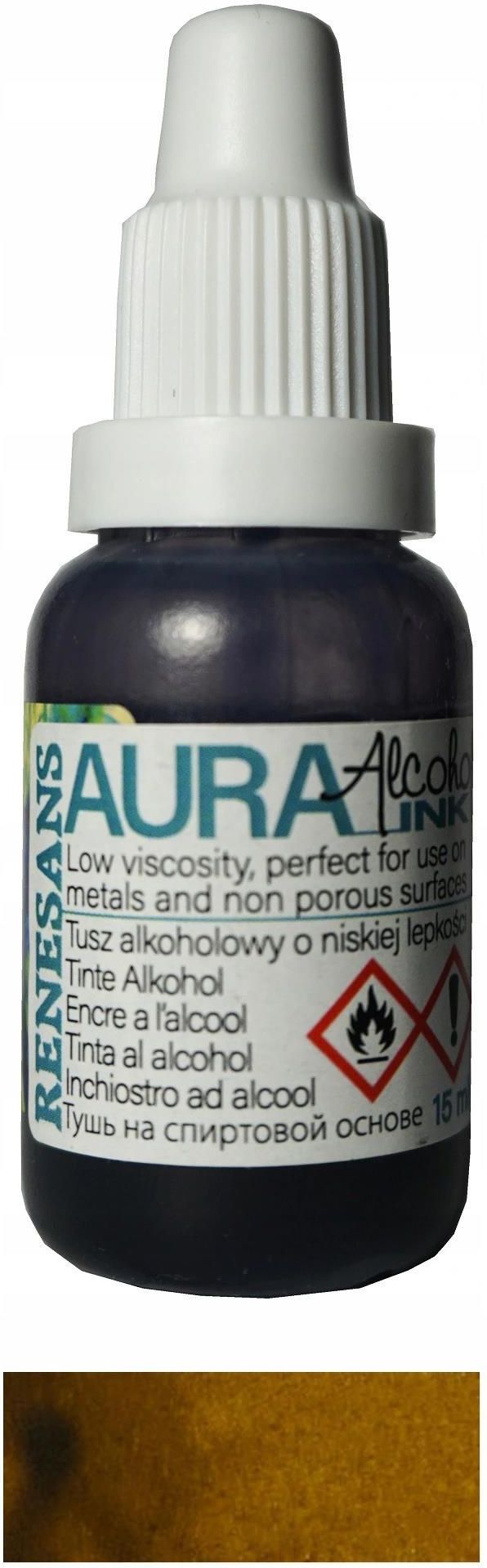 TUSZ ALKOHOLOWY AURA INK RENESANS 15ML BROWN - Ceny i opinie - Ceneo.pl