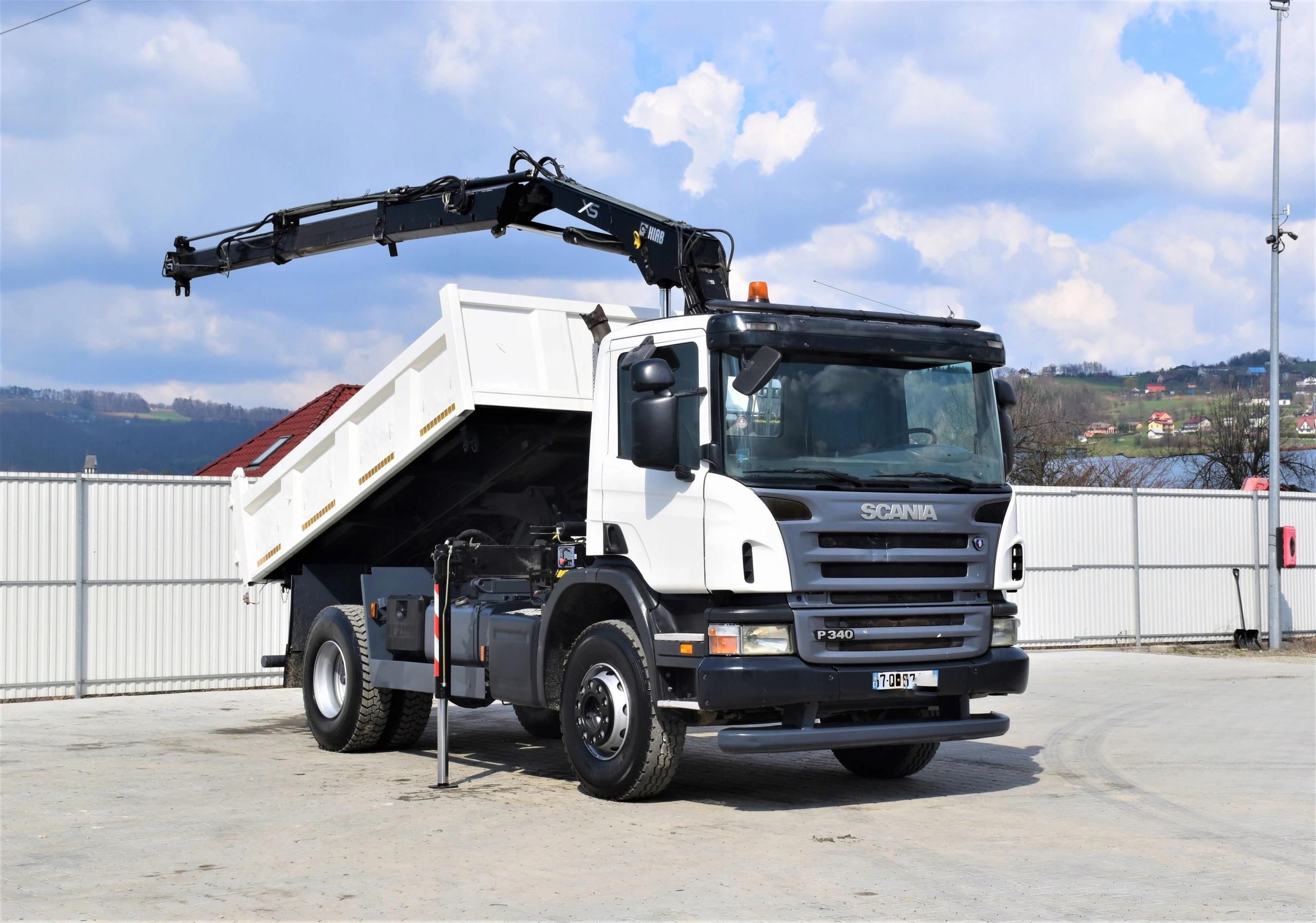 SCANIA P340 WYWROTKA 3,90m + HIAB 111 BS - 2DUO! - Opinie i ceny na ...