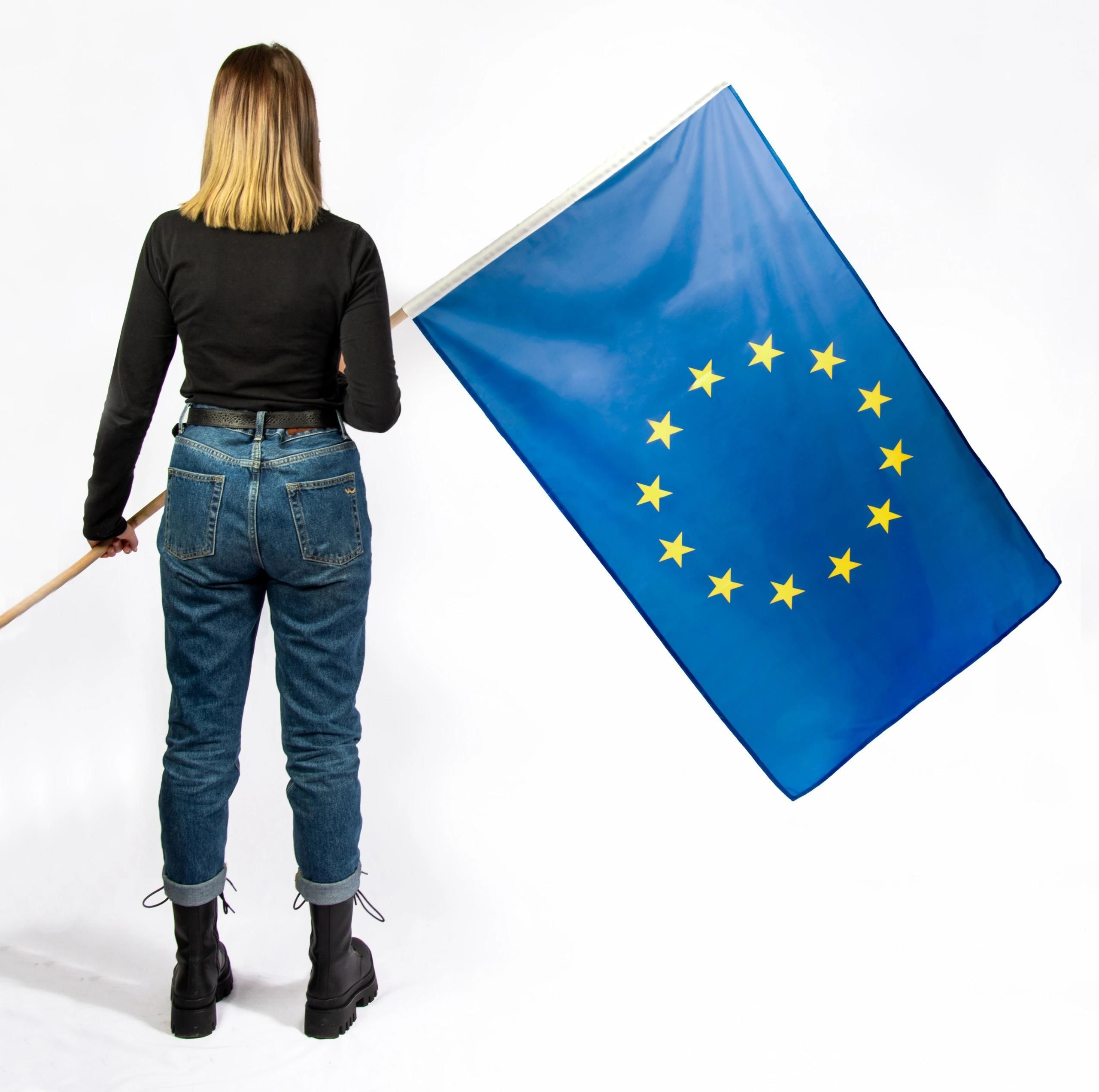 Flaga Ue 90 X 150Cm Unia Europejska - Ceny i opinie - Ceneo.pl