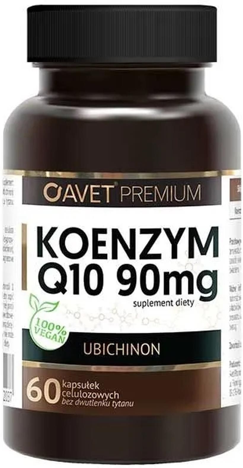 Avet Premium Koenzym Q10 90mg 60kaps. - Opinie i ceny na Ceneo.pl