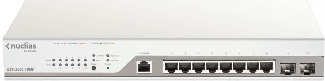 D-Link DBS-2000-10MP Switch Nuclias 8xPoE+ 2xSFP (DBS200010MP) - Opinie ...