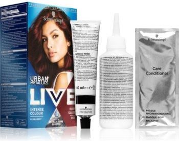 Schwarzkopf LIVE Urban Metallics trwały kolor włosów odcień U68 Ruby ...