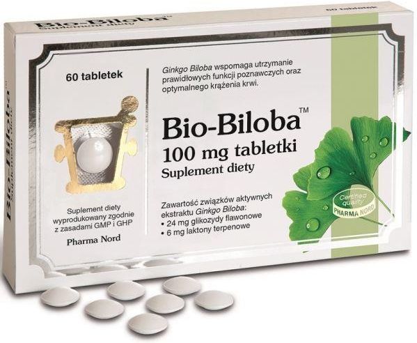 Bio-Biloba 100 mg x 60 tabl - Opinie i ceny na Ceneo.pl