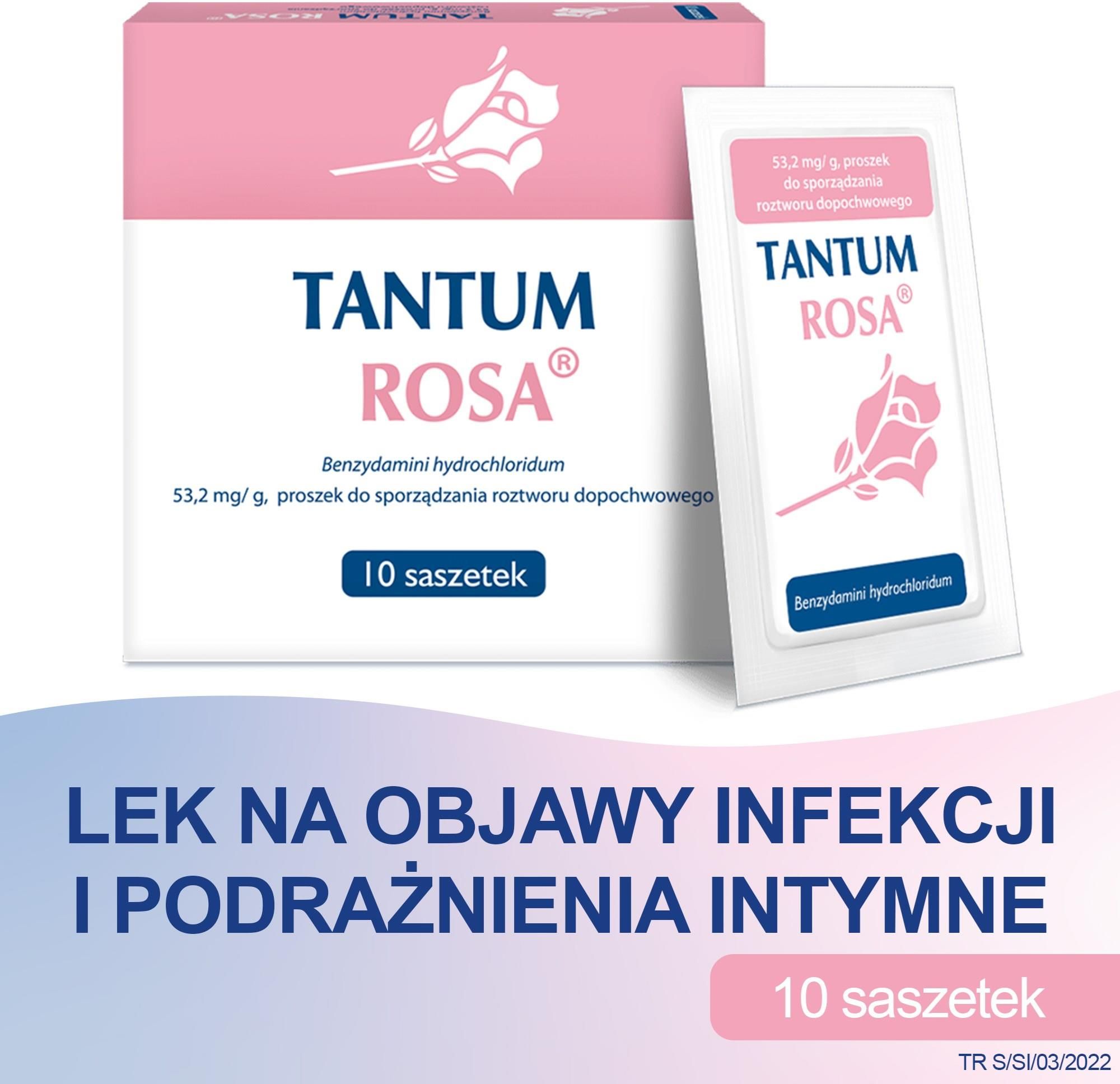Tantum Rosa Proszek Do Sporządzania Roztworu 10 Saszetek - Opinie i ...