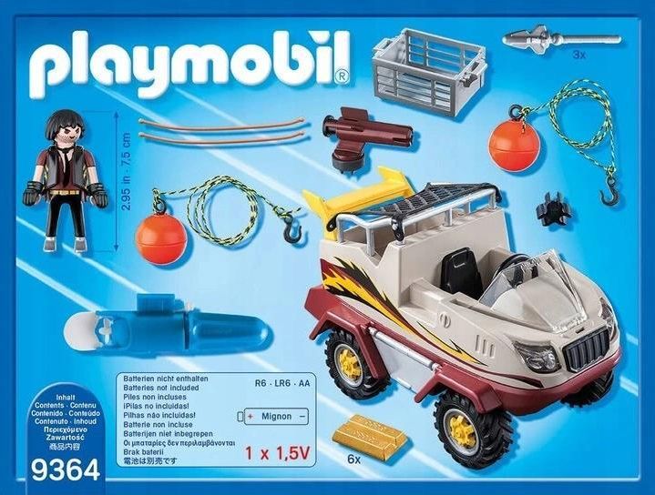 Playmobil 9364 City Action Amfibia Auto Pływające Pojazd - ceny i ...