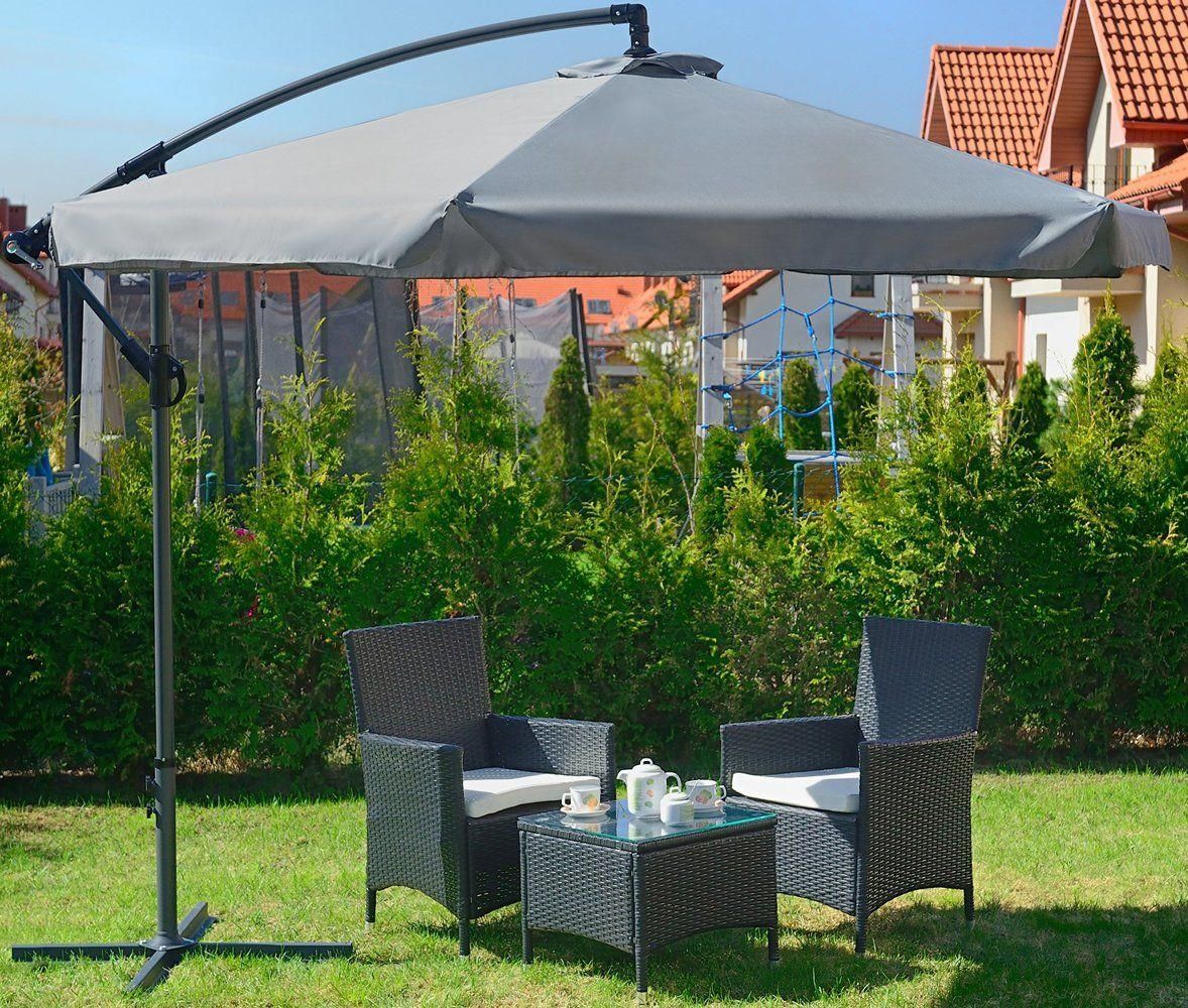 Parasol ogrodowy Funfit Garden Parasol Ogrodowy Na Wysięgniku Bocznym ...