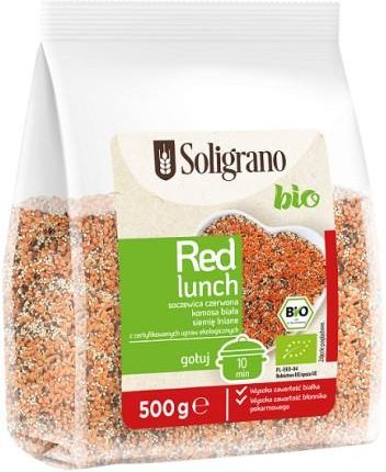 SOLIGRANO - SOCZEWICA CZERWONA Z KOMOSĄ BIAŁĄ I SIEMIENIEM LNIANYM (RED ...