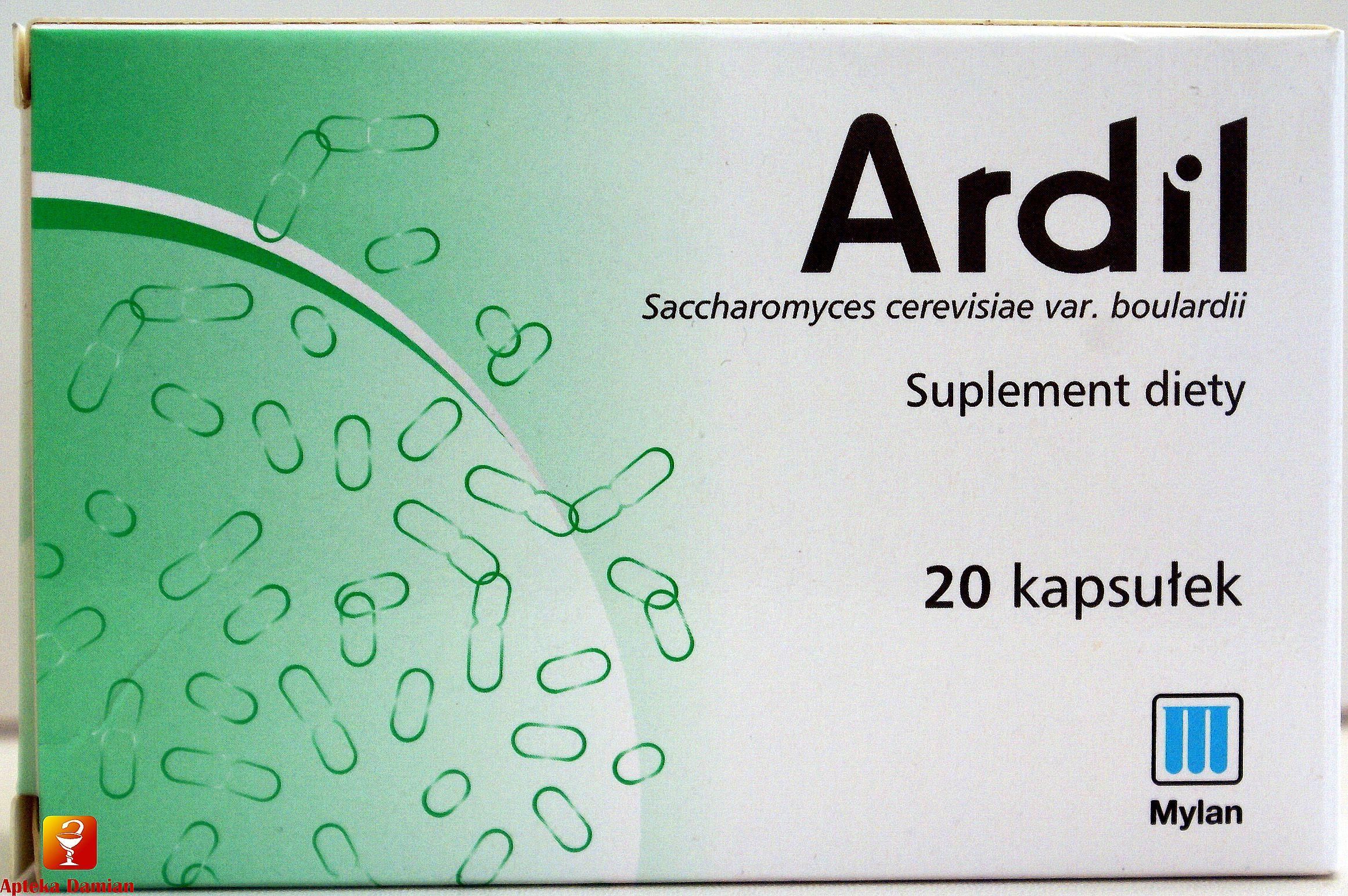 Ardil kaps. 0,25 g 20 tabl. - Opinie i ceny na Ceneo.pl